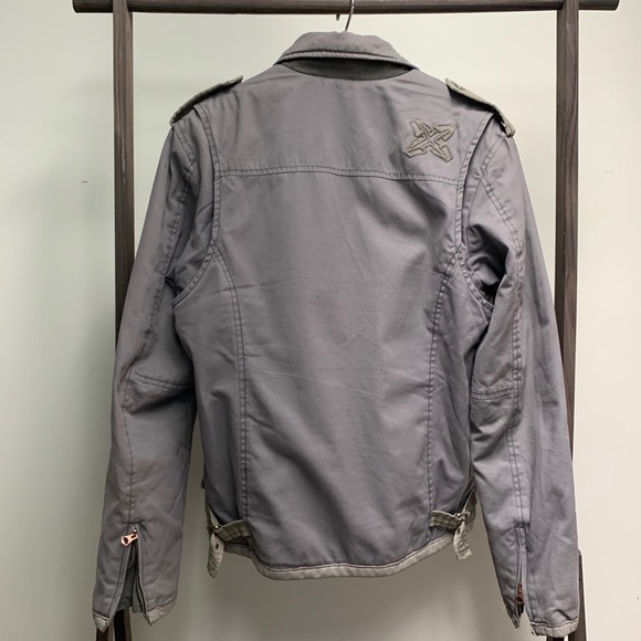 Energie | Jackets & Coats | Energie 0 Cotton Gray Jacket Size Medium ...